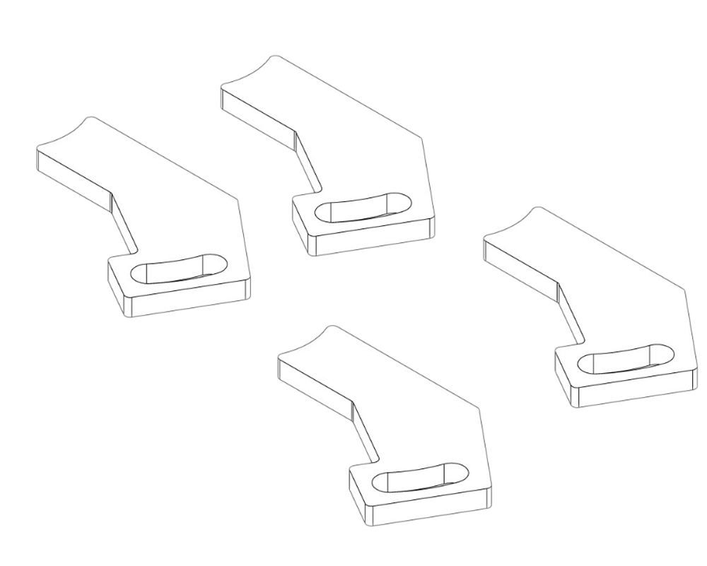 Umount 10866 Scag Gusset Spacer Kit — Arlington Power Equipment