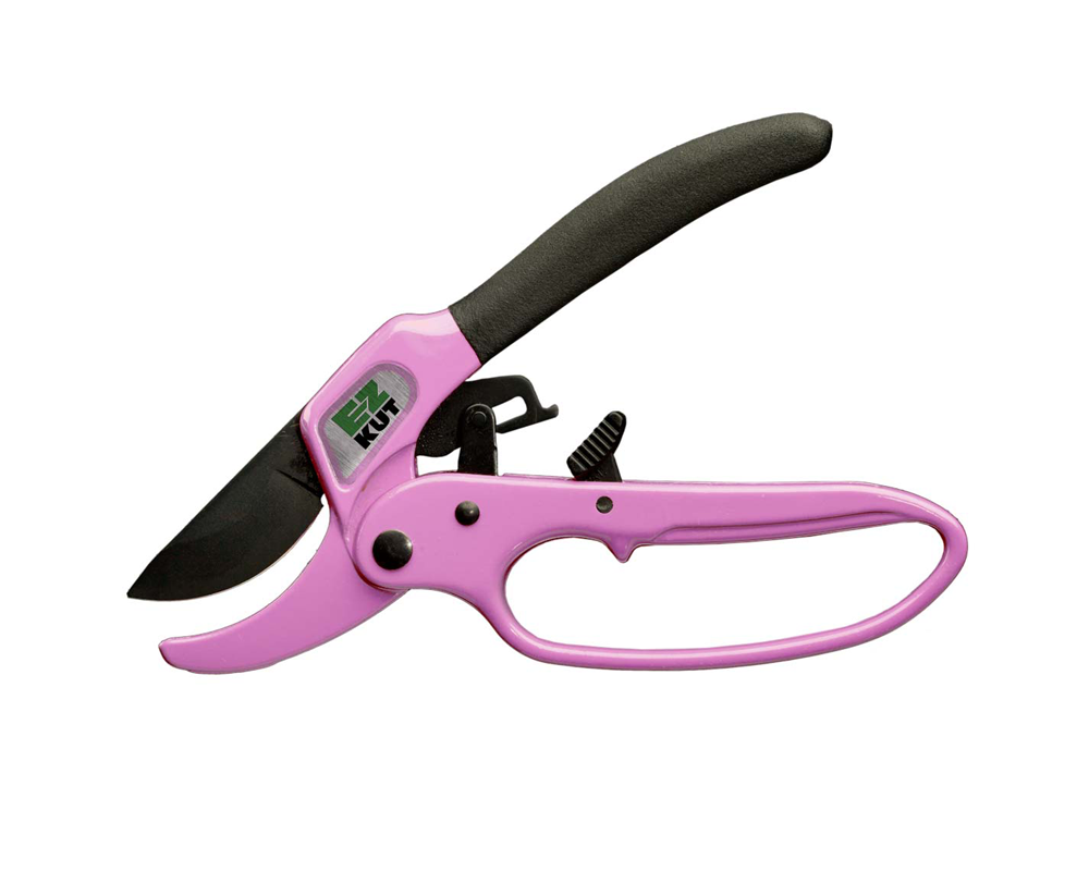 EZ KUT Heavy Duty Pruners Ratchet Hand Pruner (3130 PNK) — Arlington ...