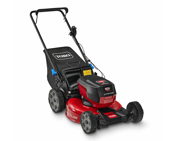 Toro 60V MAX Recycler SmartStow Push Mower 21" 4.0 Ah Battery 21323 ...