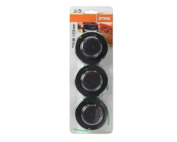 Stihl 3-pack Prewound spools .080" Line for AutoCut 2-2 4008-710-4302 ...