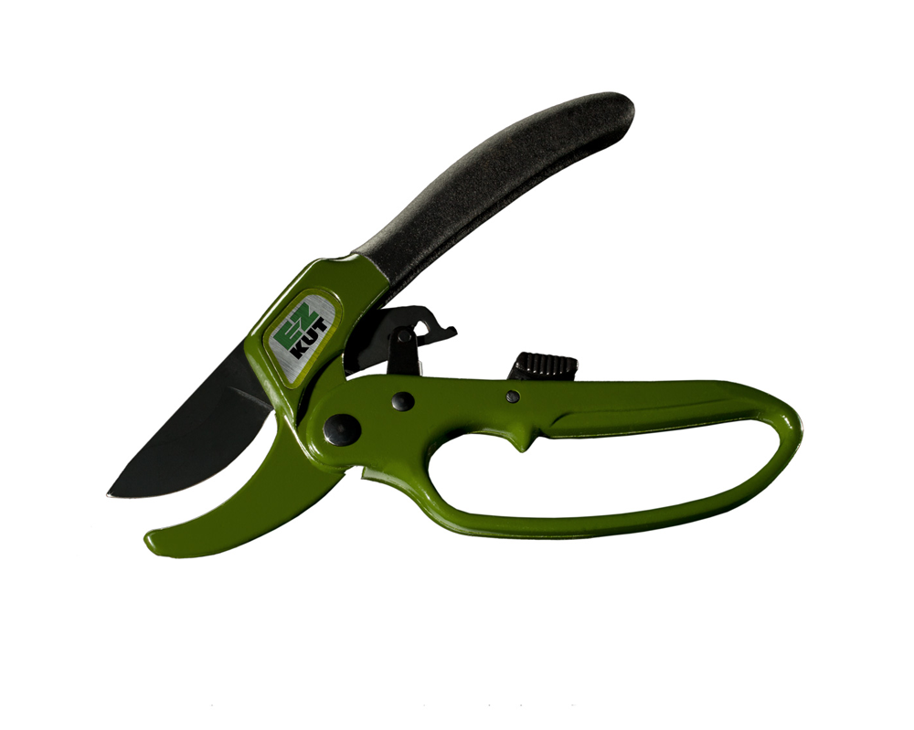 EZ KUT Heavy Duty Ratchet Pruning Shears Green (3130) — Arlington Power ...