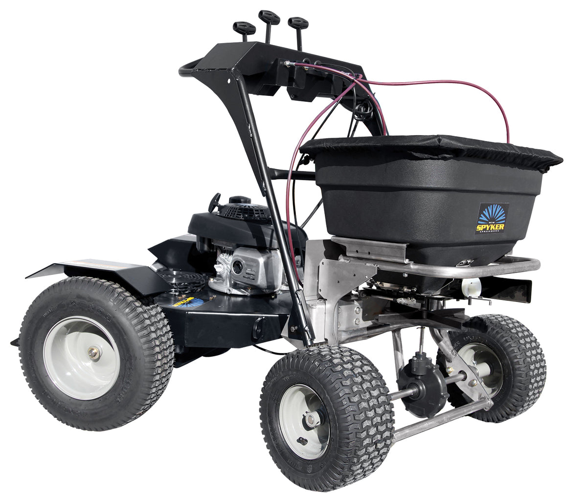 Spyker S100-12020 Ride-On Spreader 120lb Stainless Steel Hydrostatic ...