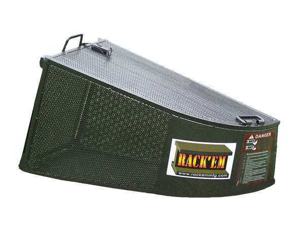 Rack'em RC-OB-3 Hammered Steel Grass Catcher, 3.3cu.ft — Arlington ...